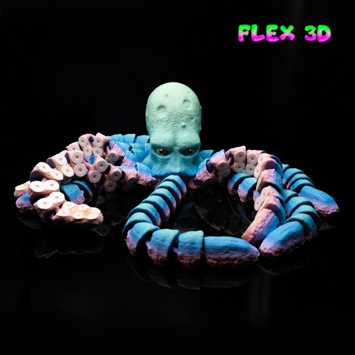 3D Printable Flex 3D Kraken by Flex 3D